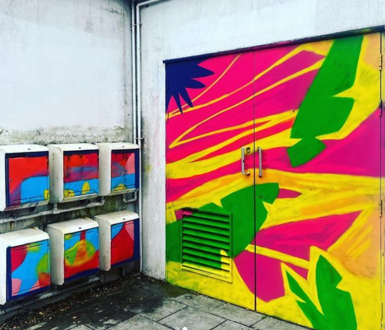 Art mural - Wandle Housing Association